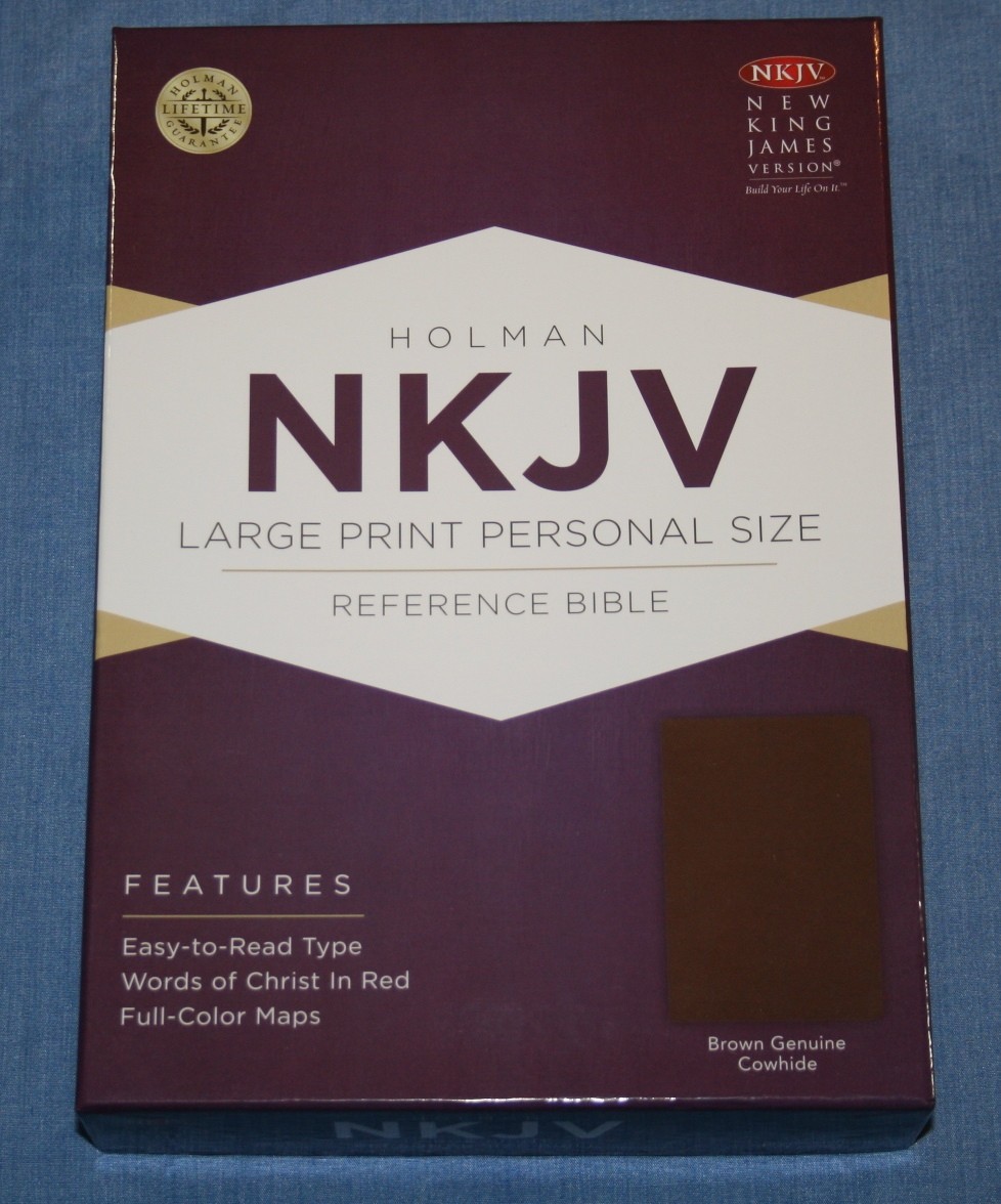 Holman NKJV Large Print Personal Size Reference Bible Unboxing Holman NKJV Large Print Personal Size Reference Bible Unboxing