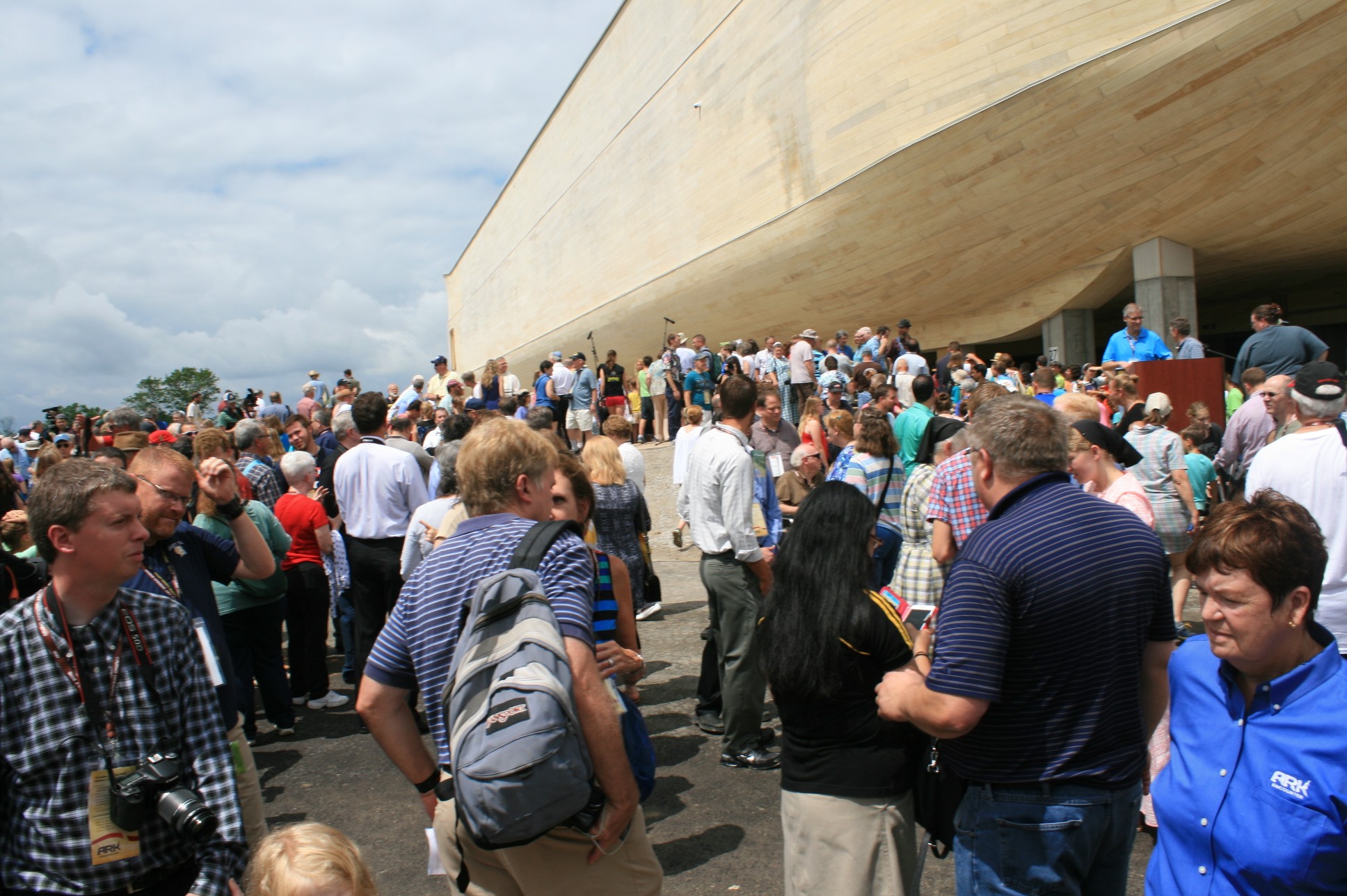 Ark Encounter - Press Conference and Ribbon Cutting Ceremony - Bible ...