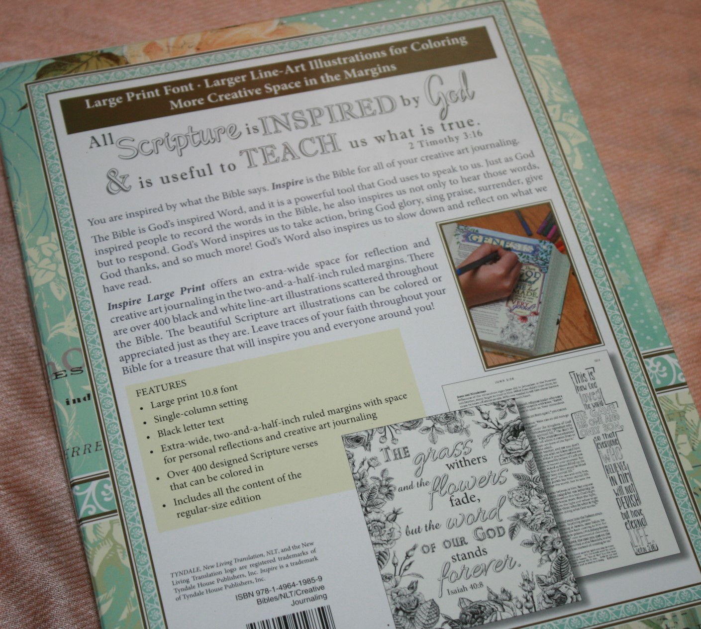 Inspire Bible: Large Print Edition Review - Bible Buying Guide