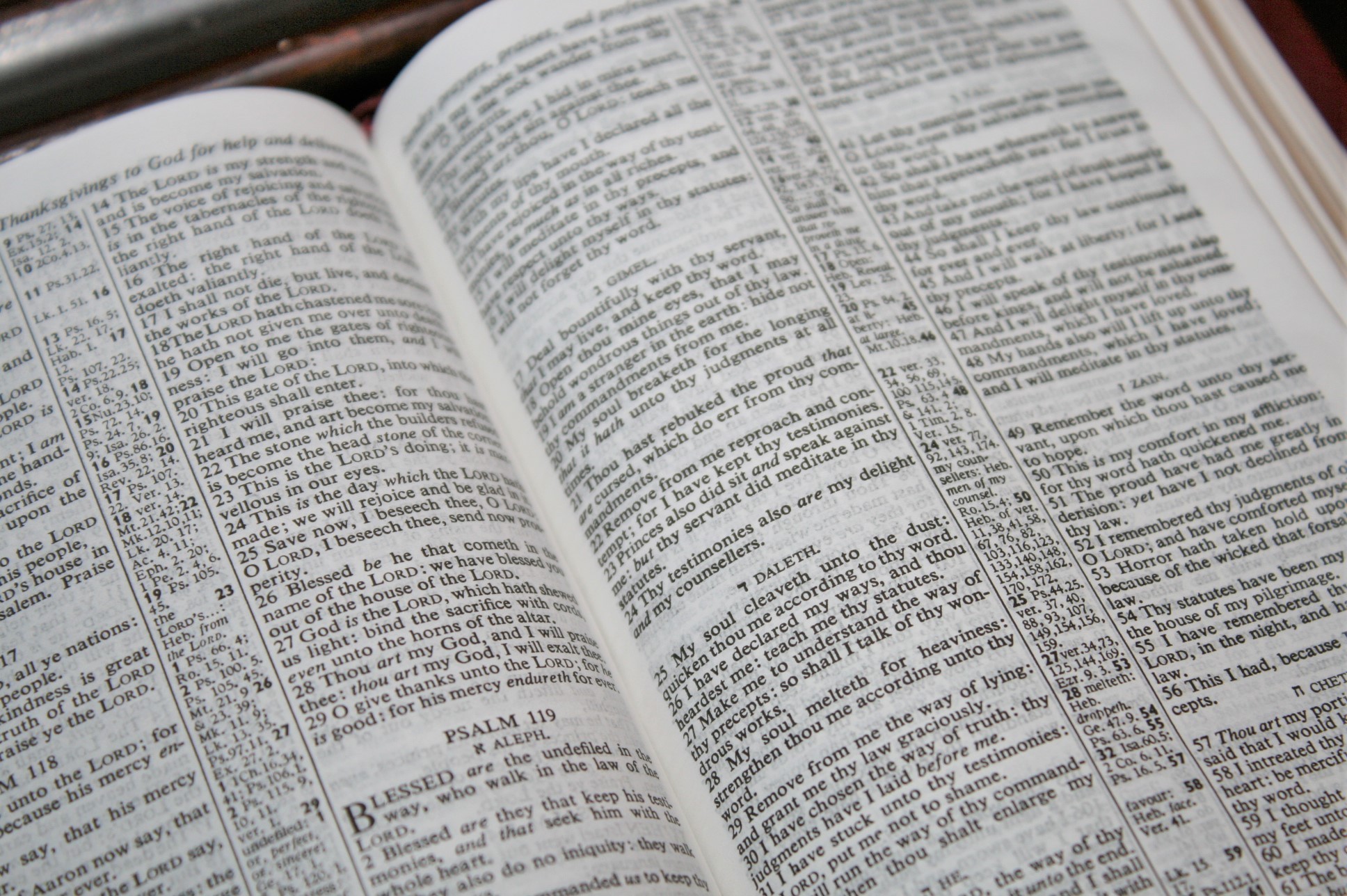 TBS Pocket Reference Bible KJV in Burgundy Calfskin - Review - Bible ...