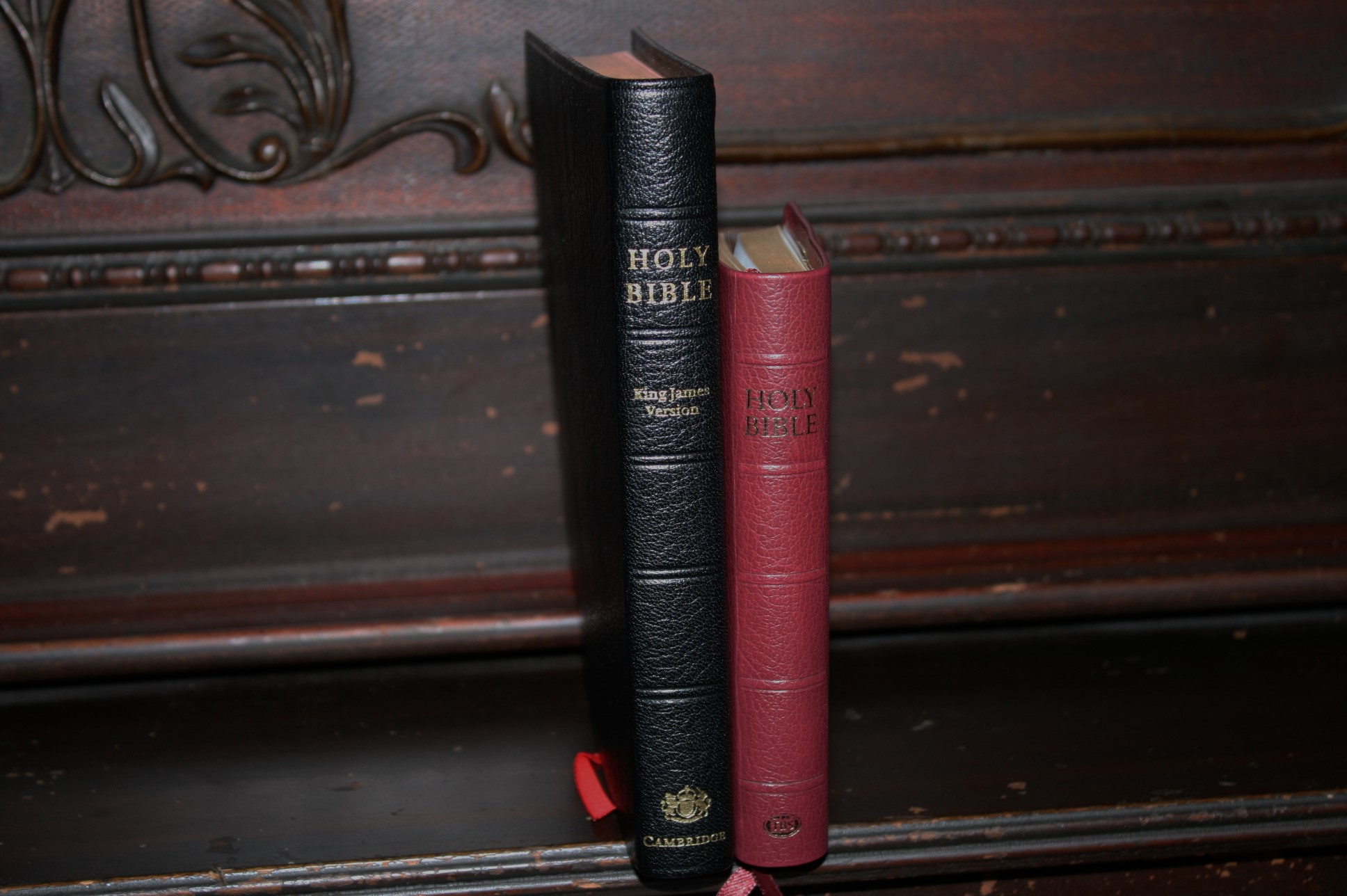 TBS Pocket Reference Bible KJV in Burgundy Calfskin - Review - Bible ...