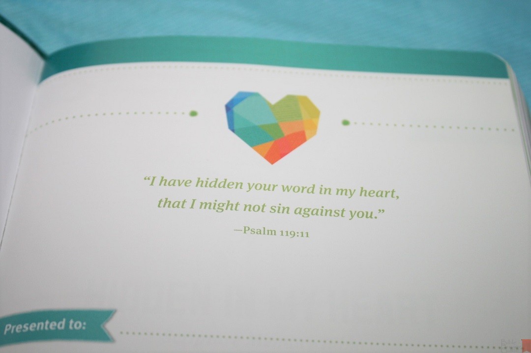 Hidden in My Heart Scripture Memory Bible Review - Bible Buying Guide