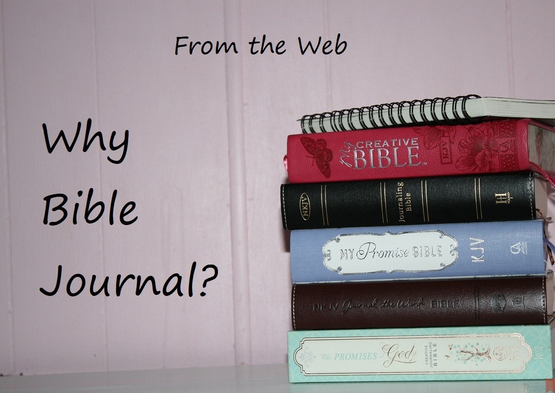 From the Web - Why Bible Journal? - Bible Buying Guide