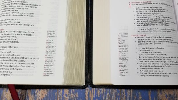 NKJV Single Column Reference Bible - Bible Buying Guide