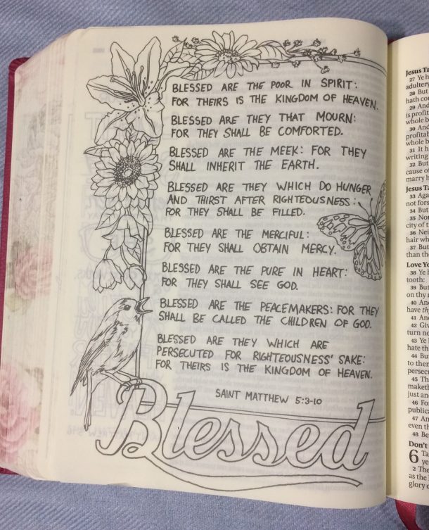 Matthew 5 and Creative Art Journaling - Bible Buying Guide