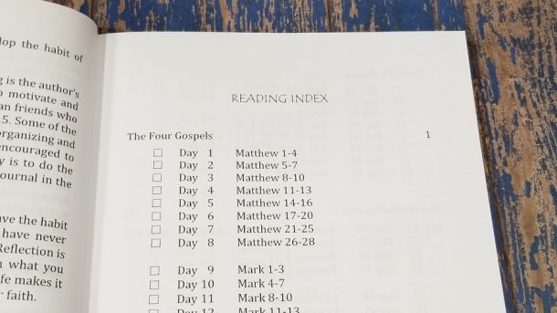 Bible Daily Reading Journals - Bible Buying Guide