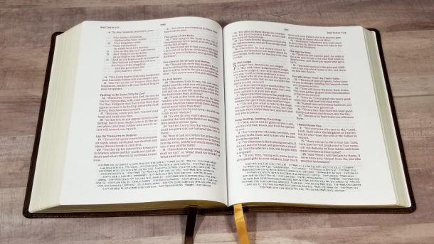 NKJV Large Print Wide Margin Reference Bible - Bible Buying Guide