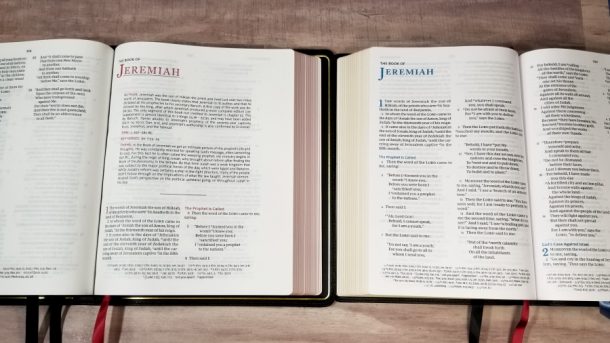 NKJV Large Print Wide Margin Reference Bible - Bible Buying Guide