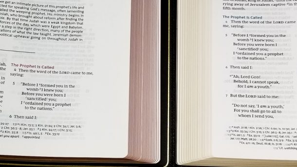 NKJV Large Print Wide Margin Reference Bible - Bible Buying Guide