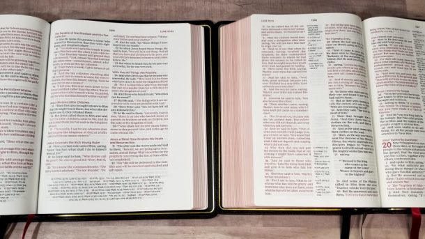 NKJV Large Print Wide Margin Reference Bible - Bible Buying Guide