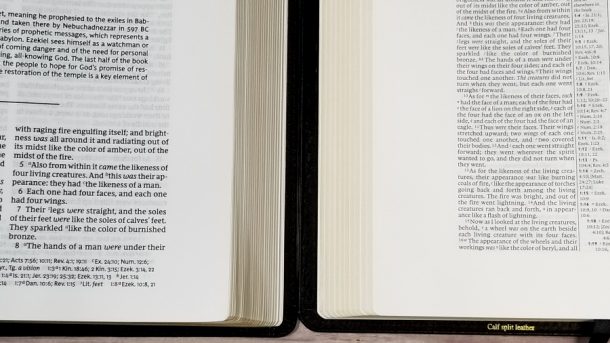 NKJV Large Print Wide Margin Reference Bible - Bible Buying Guide