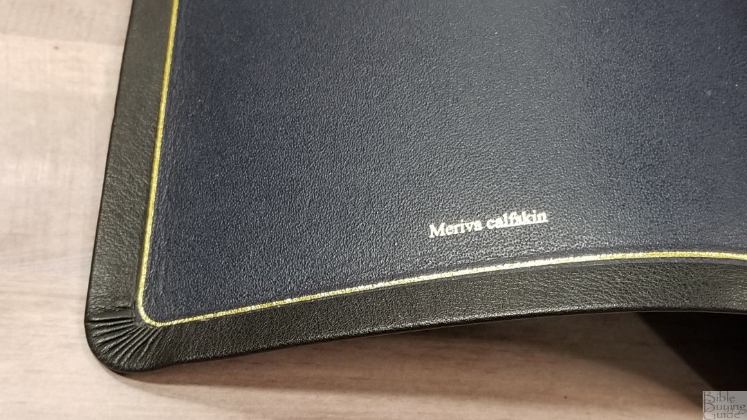Allan 52 Longprimer in Black Meriva Calfskin (7) - Bible Buying Guide