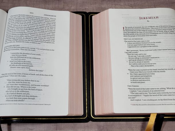 CSB Single-Column Wide-Margin Handcrafted Bible Review - Bible Buying Guide