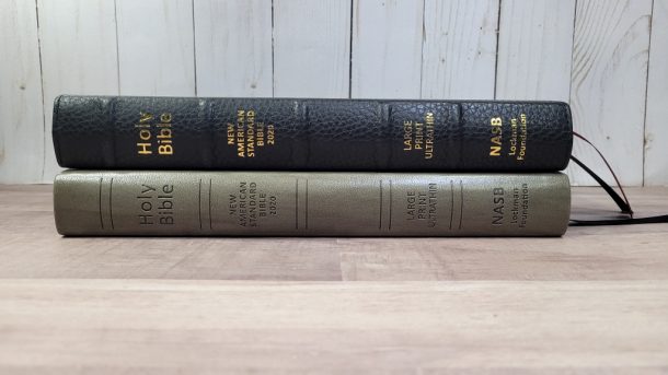 Lockman NASB 2020 Large Print Ultrathin Reference Bible in Calfskin ...