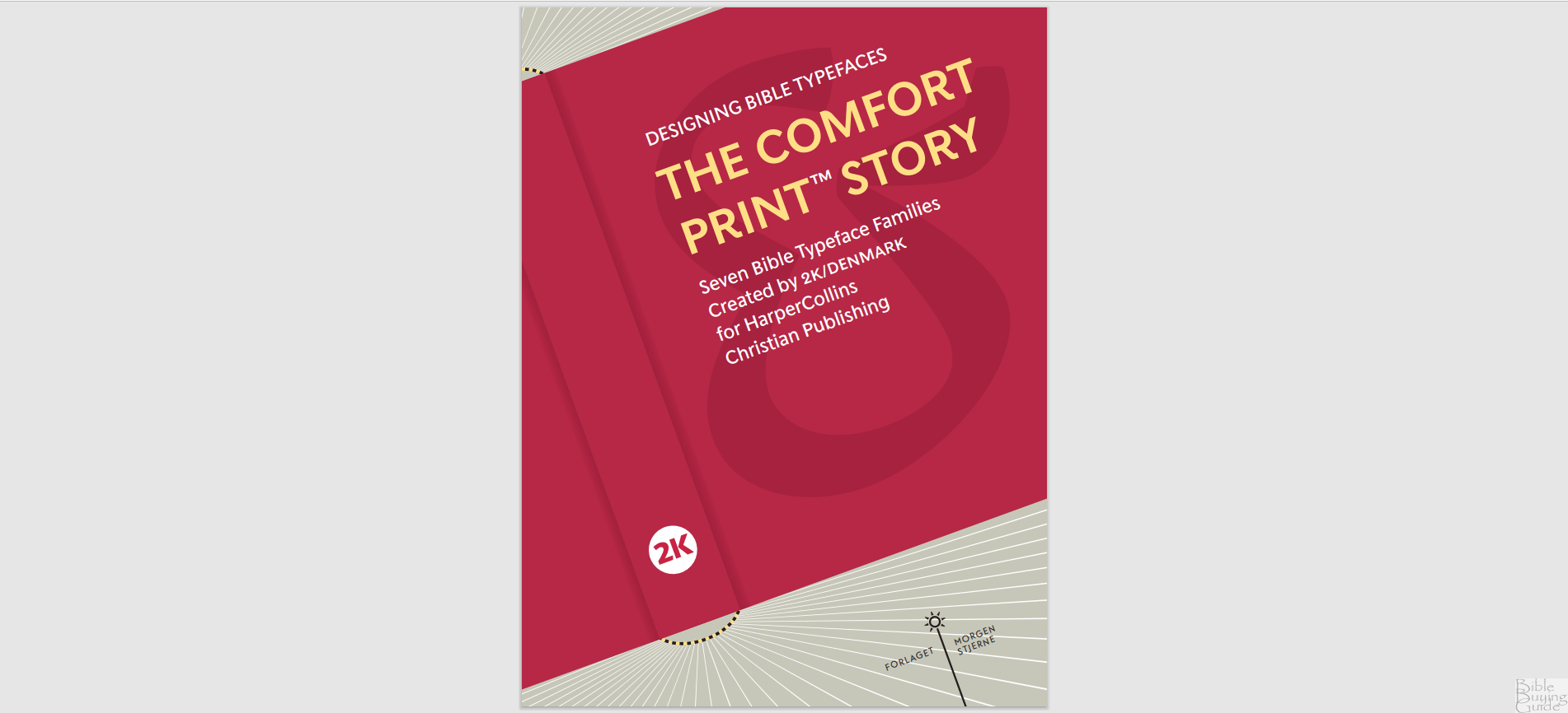 Preview: The Comfort Print Story – Seven Bible Typeface Families ...