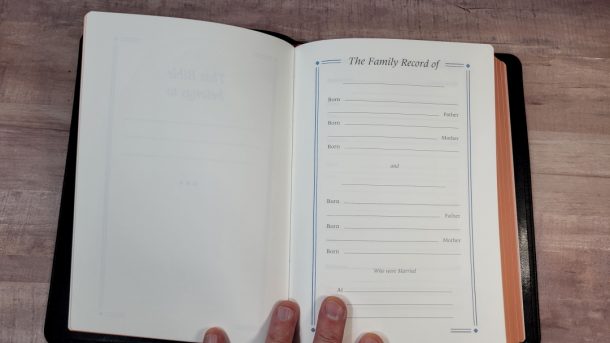 Cambridge ESV Diadem in Black Calfskin - Bible Buying Guide