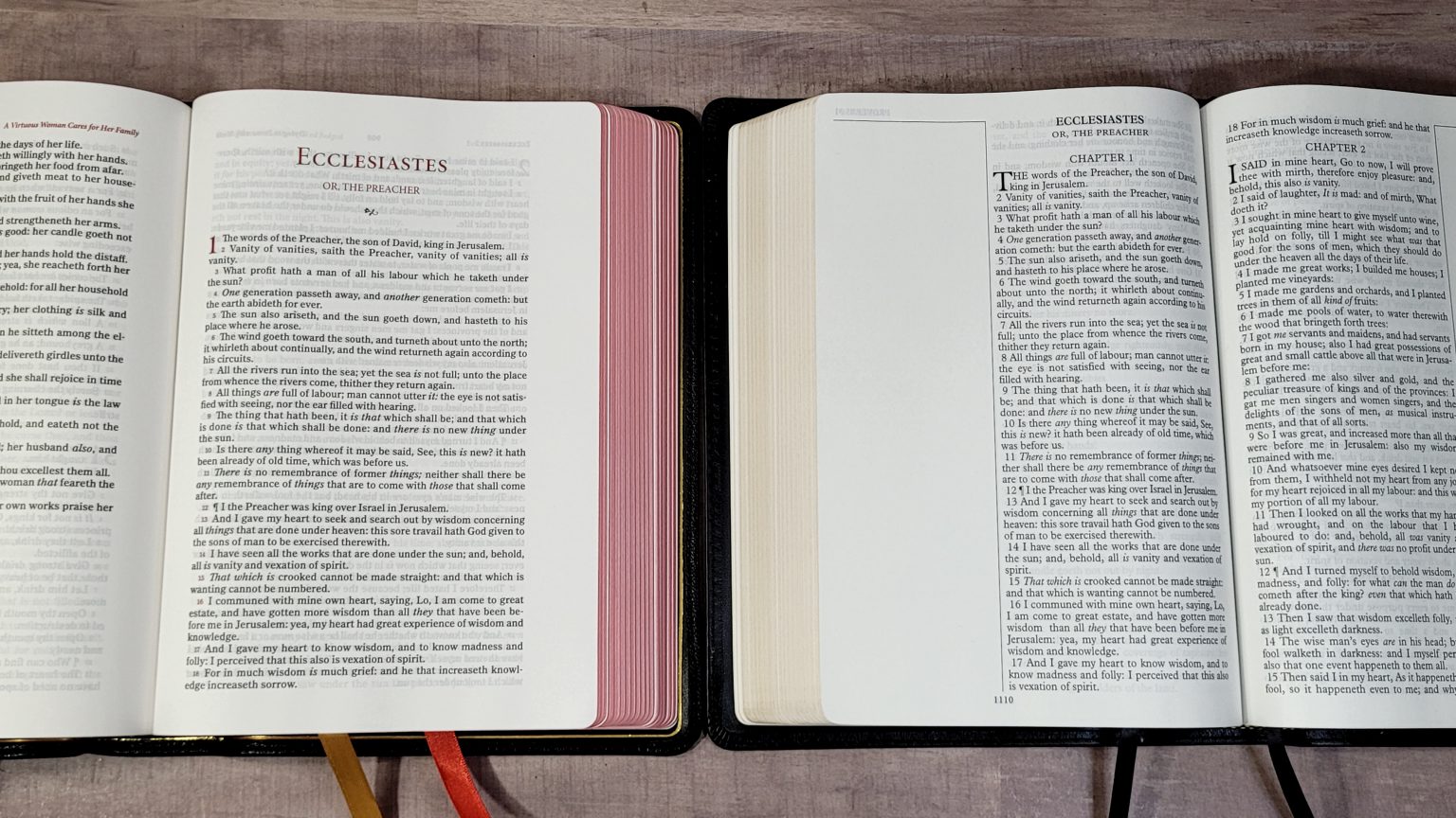 Holman Handcrafted KJV Single Column Wide Margin Bible - Bible Buying Guide