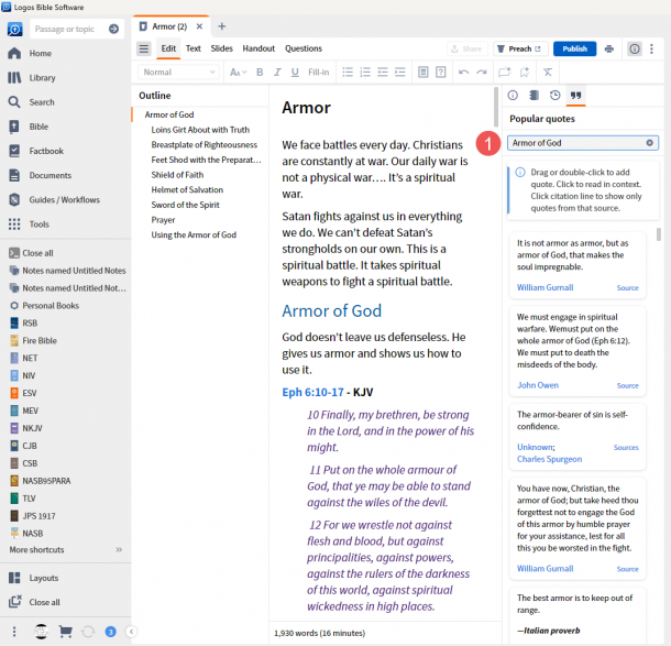 Logos 10 Bible Software Review - Bible Buying Guide