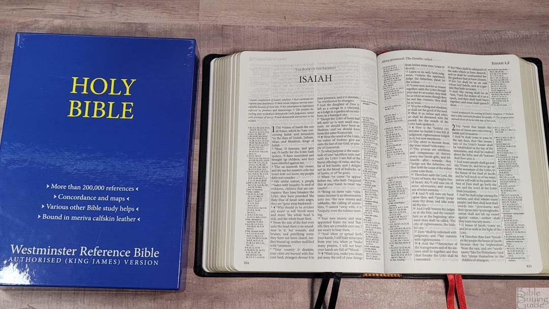 TBS Westminster Reference Bible KJV Bible Buying Guide
