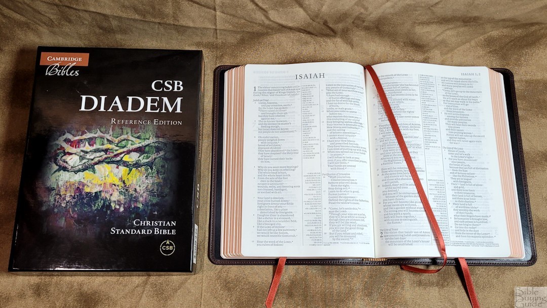 Cambridge CSB Diadem Bible (43) - Bible Buying Guide