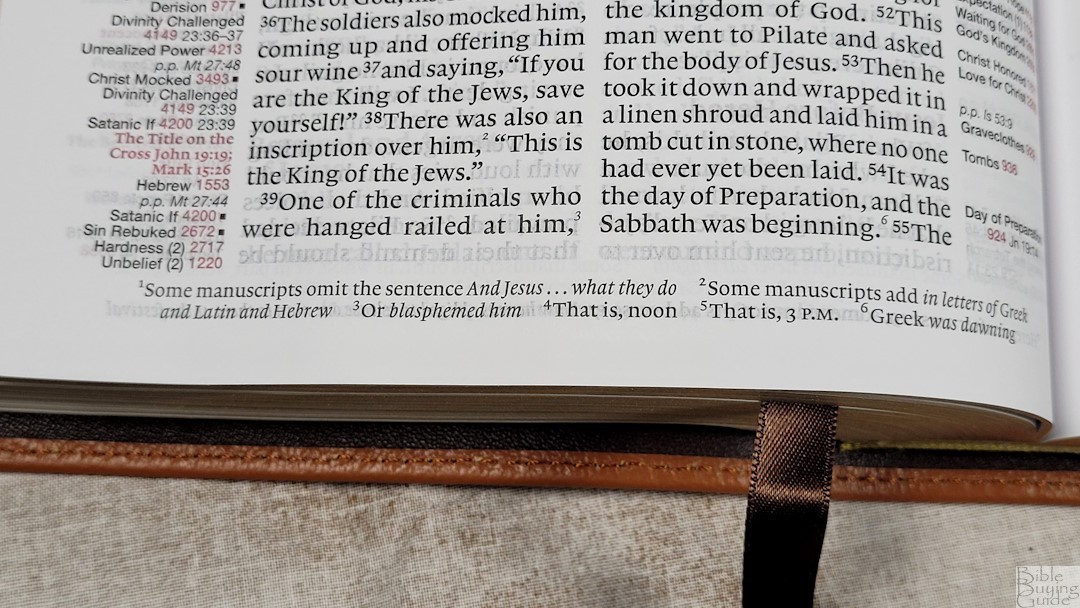 ESV Thompson Chain Reference Bible Review (22) - Bible Buying Guide