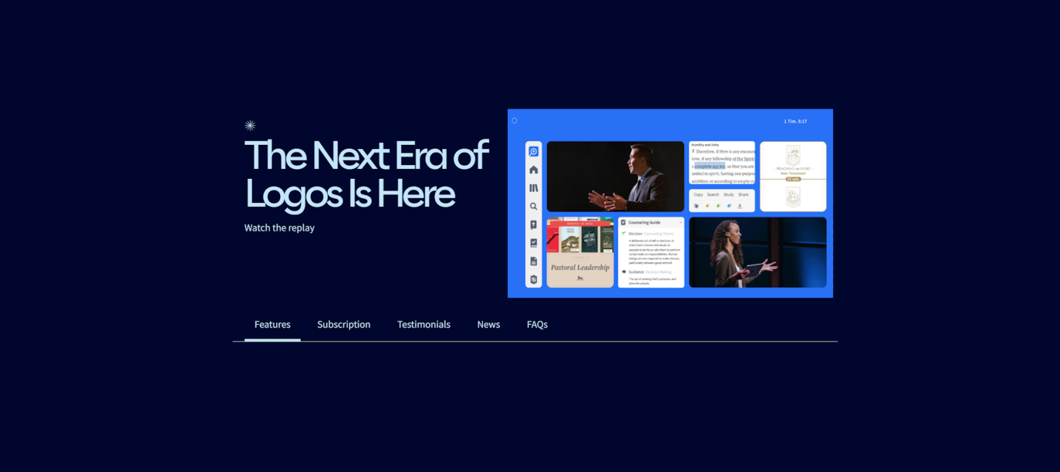 next logos - Bible Buying Guide