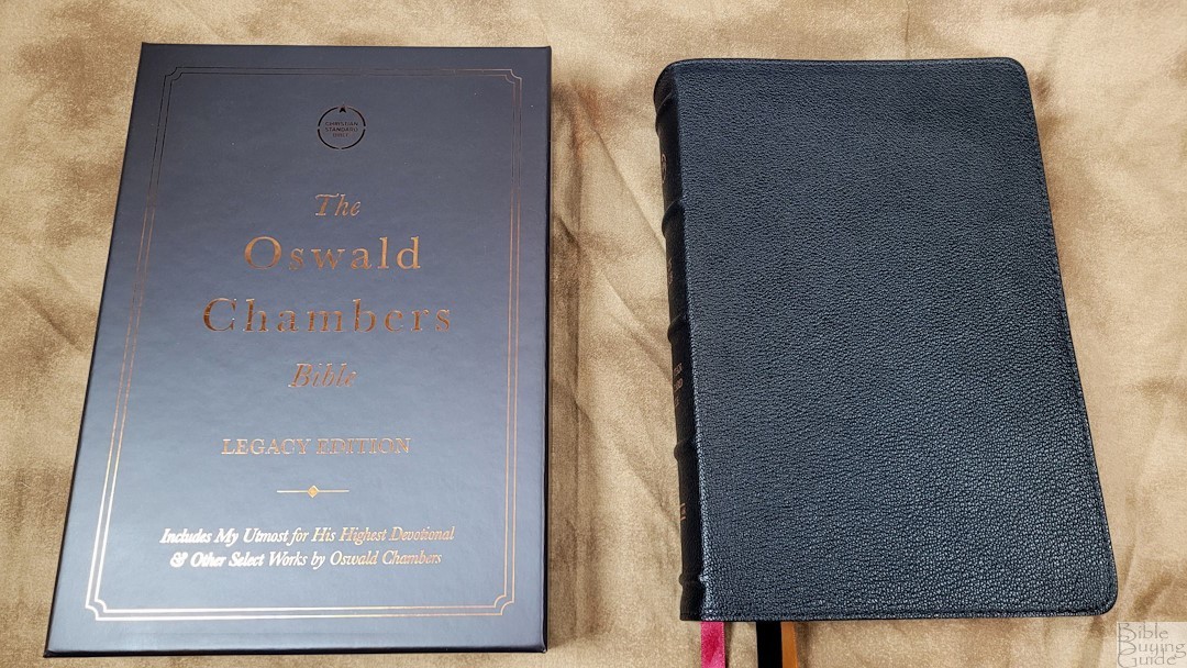 CSB Oswald Chambers Bible Legacy Edition in Goatskin (2) - Bible Buying ...